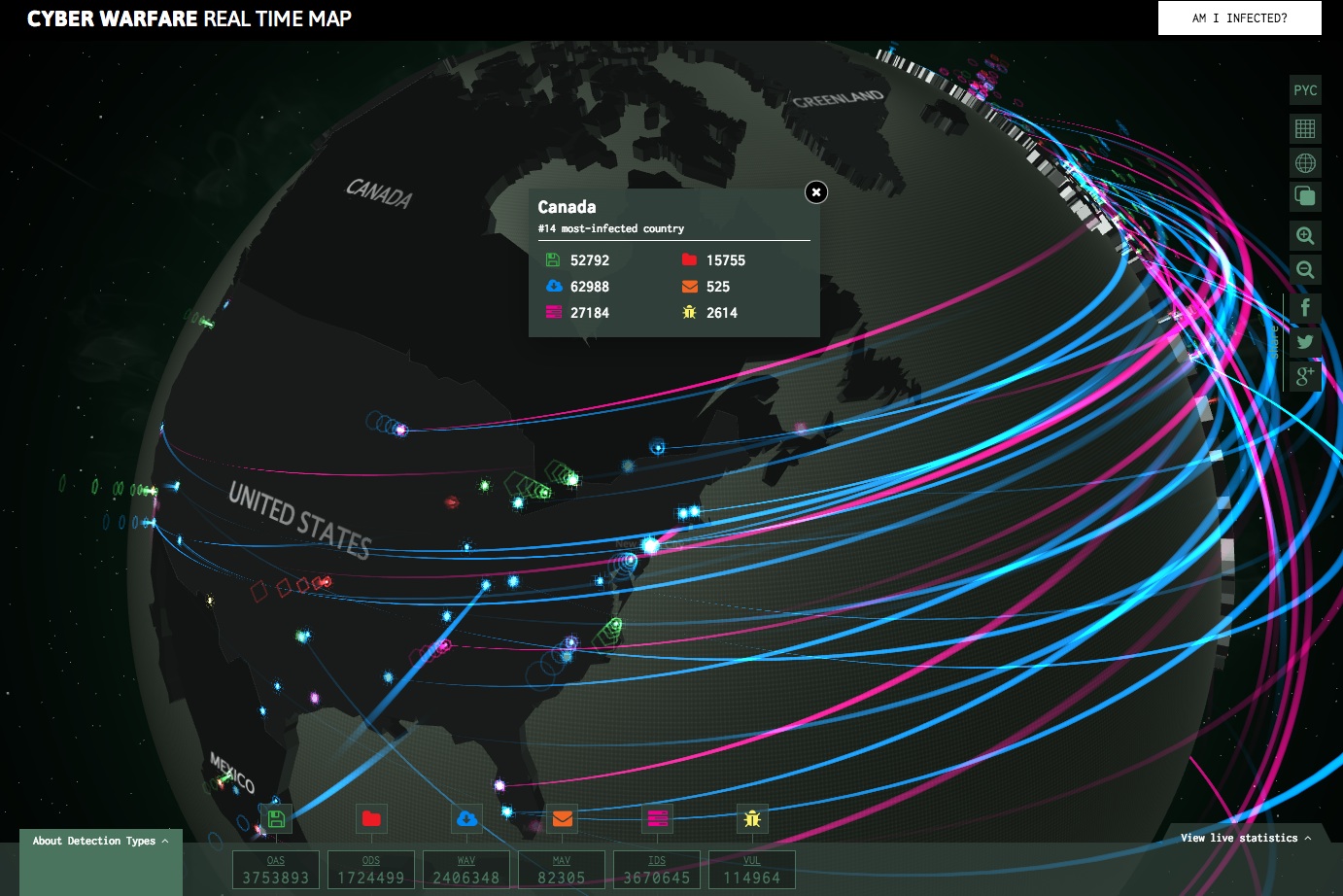 Kasperky cartographie les cyberattaques en temps réel à travers le ...