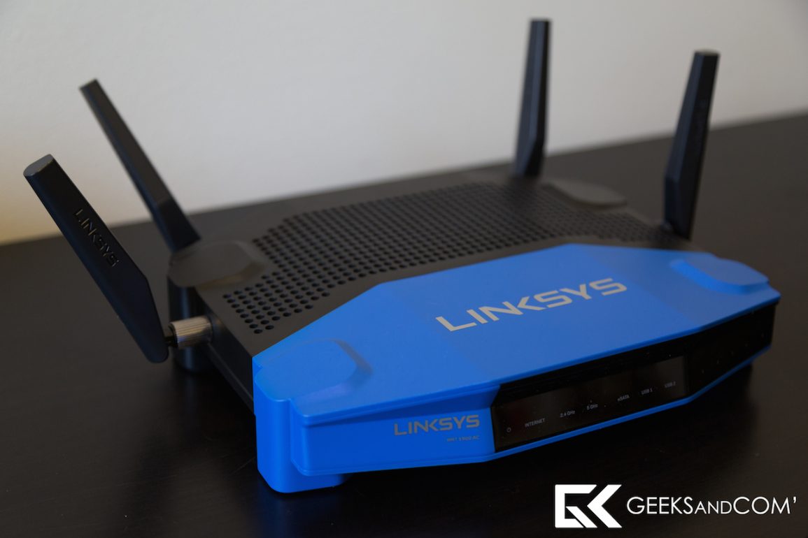 Test du routeur Linksys WRT1900AC | Geeks and Com'