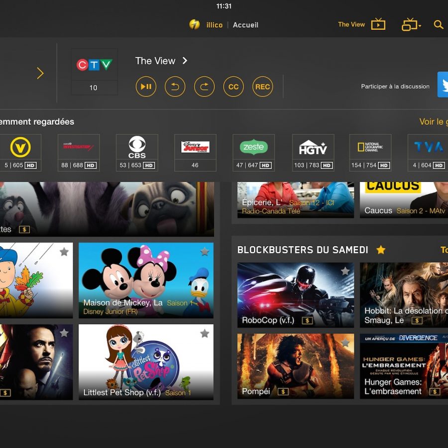Vidéotron dévoile sa nouvelle application illico pour iPad | Geeks and Com'