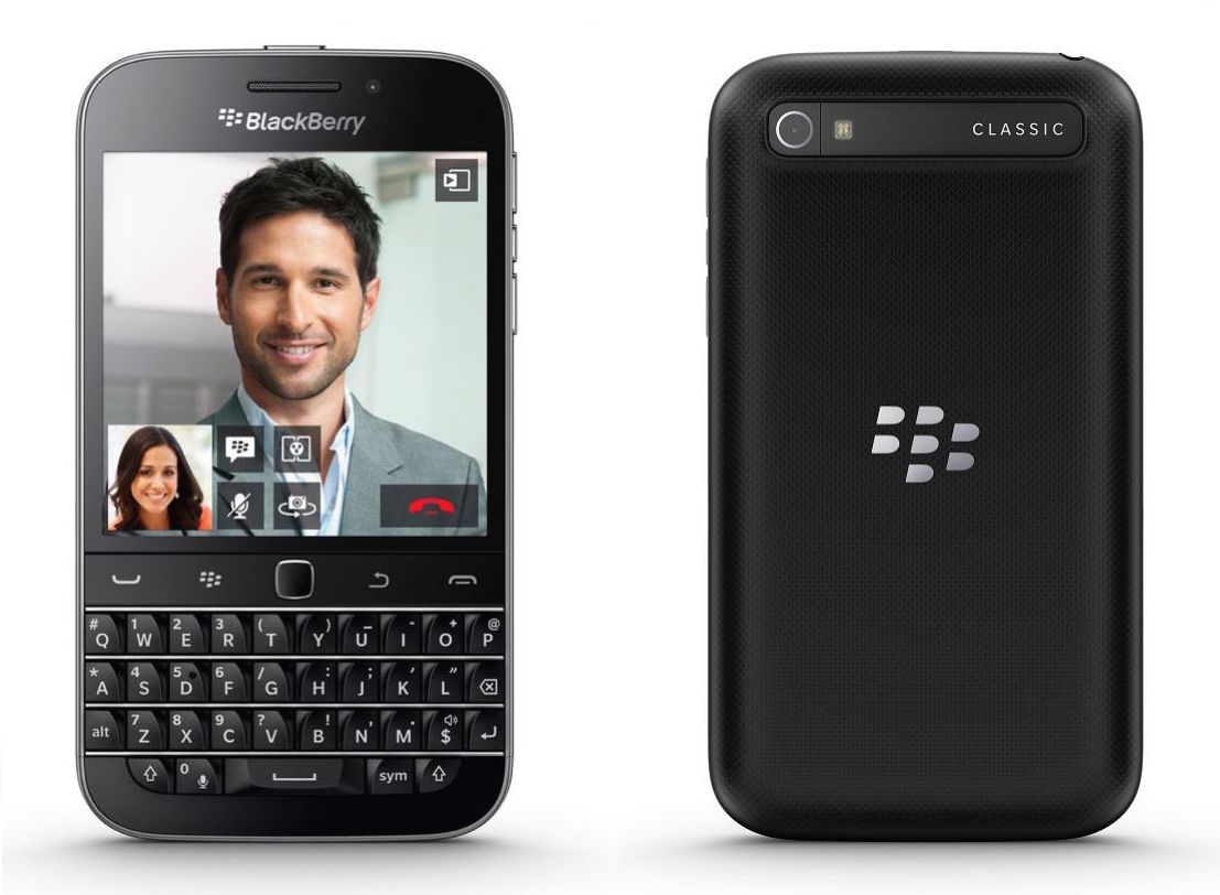BlackBerry Classic : un téléphone avec clavier physique, pavé tactile ...