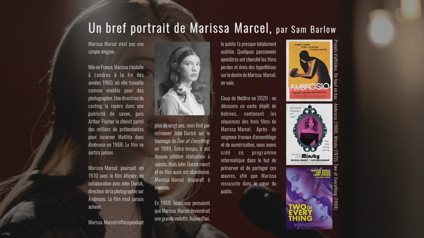 Test de Immortality : Qu'est-il arrivé à Marissa Marcel? | Geeks and Com'